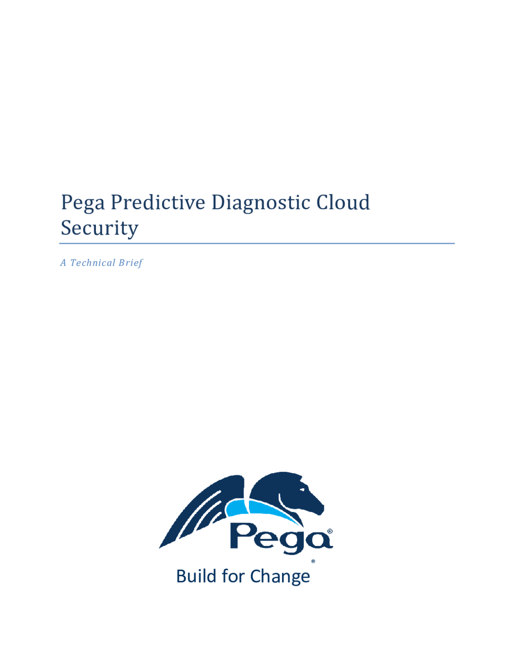 Pega Predictive Diagnostic Cloud Security | Pega