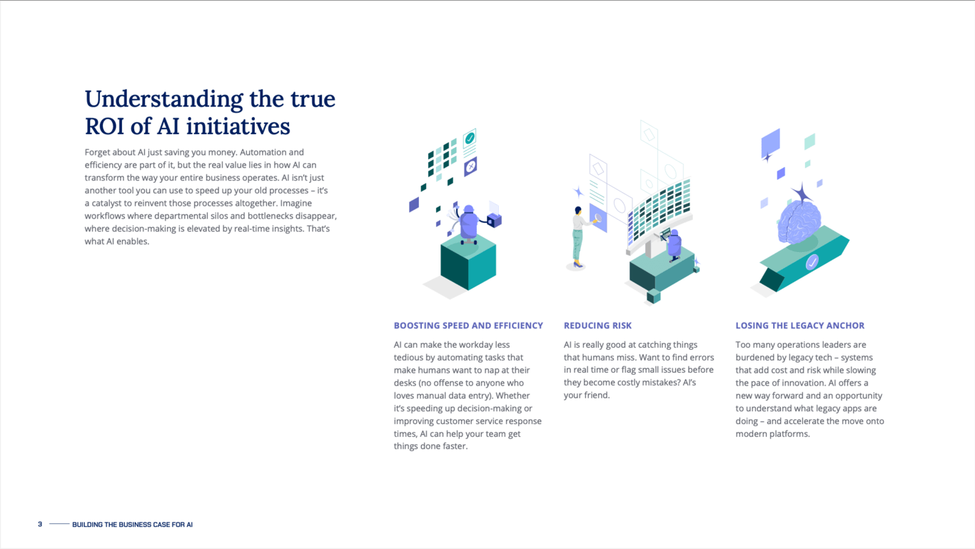 Building the business case for AI: Strategies for operations leaders | Pega