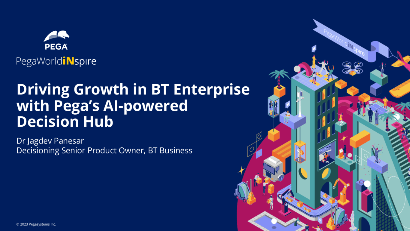 PegaWorld iNspire 2023: Driving Growth in BT Enterprise with Pega's AI-powered Decision Hub ...