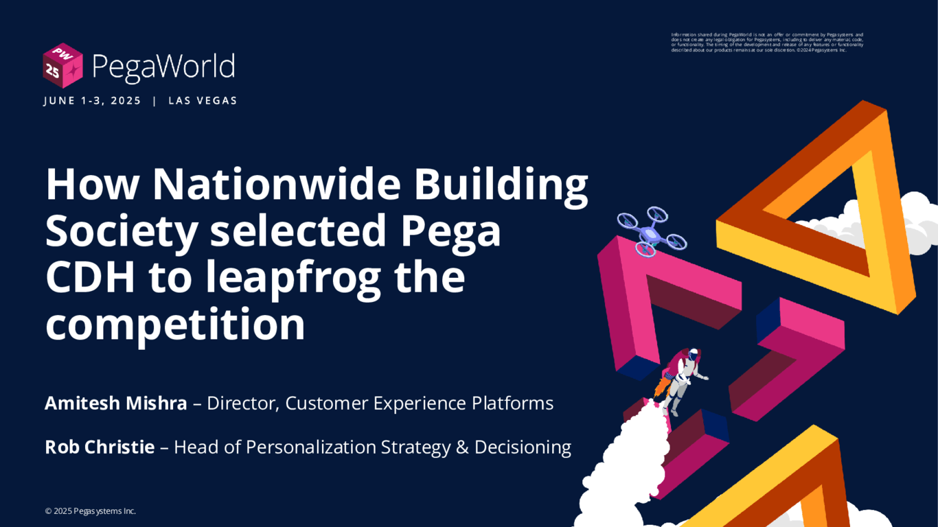 PegaWorld 2025: How Nationwide Building Society Selected Pega Customer ...