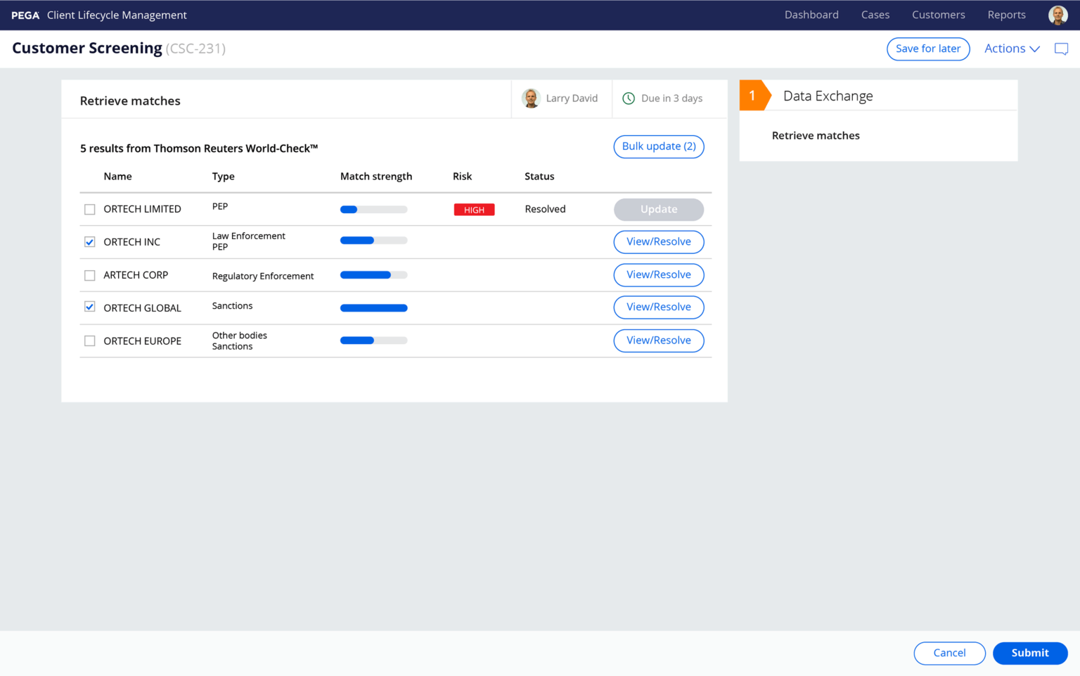 Pega Client Lifecycle Management | Pega