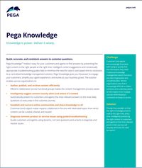 Get smart: Pega Knowledge management solutions | Pega