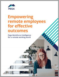 Pega Workforce Intelligence for a remote working world | Pega