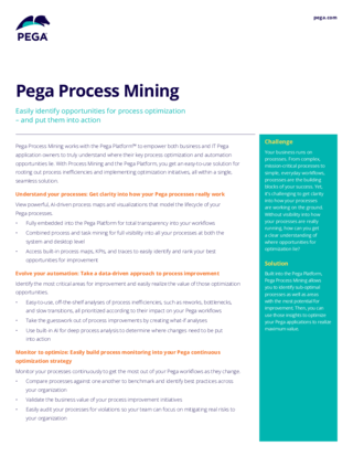 Identify opportunities with Pega Process Mining | Pega
