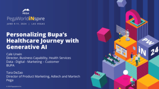 PegaWorld iNspire 2024: Personalizing Bupa’s Digital Healthcare Journey ...