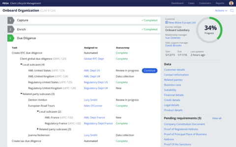 Pega Client Lifecycle Management | Pega