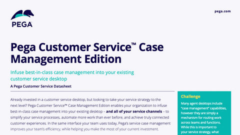 Pega Customer Service - Resources | Pega
