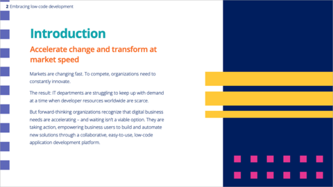 Get the lowdown on low code | Pega