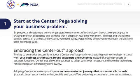 Pega Digital Transformation Playbook | Pega