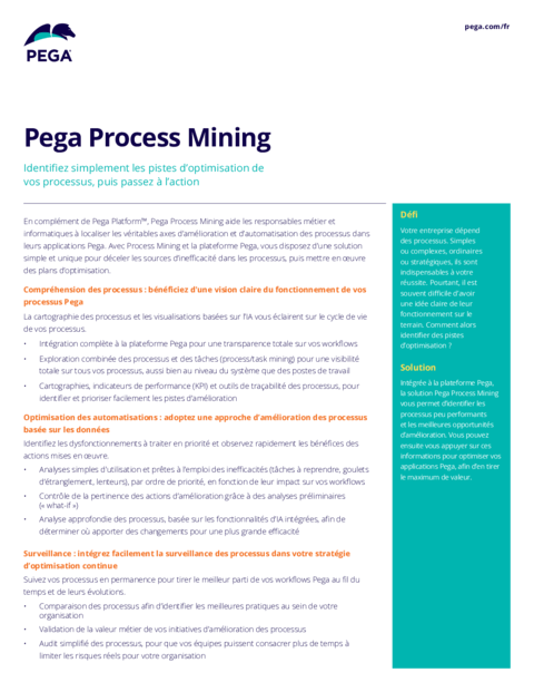 Pega Process Mining | Pega