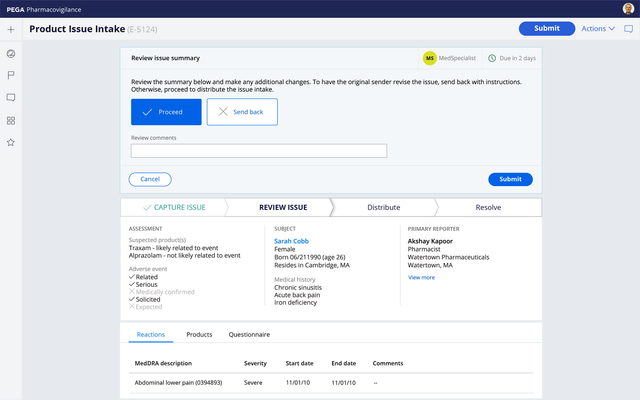 Pharmacovigilance Software & Compliance | Pega