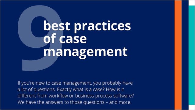 Case management best practices | Pega