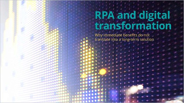 Robotic process automation now | Pega