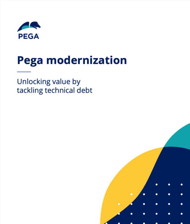 Pega modernization: Unlock value. Tackle technical debt. | Pega