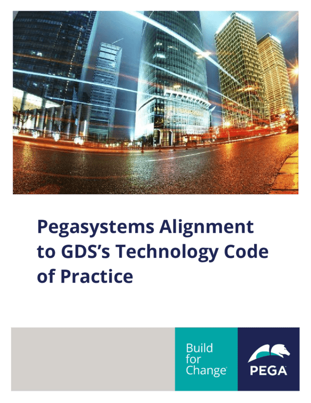 Alignment to GDS's Technology Code of Practice | Pega