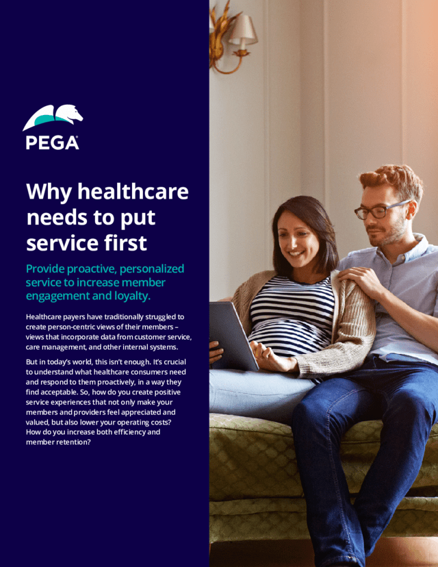 Why healthcare needs to put service first | Pega
