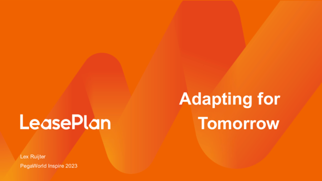 PegaWorld iNspire 2023: LeasePlan's Transition to a Fully Digital Business Model (Presentation ...