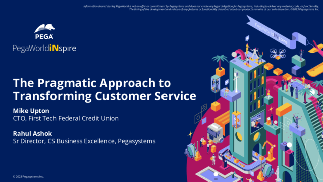 The Pragmatic Approach to Transforming Customer Service | Pega