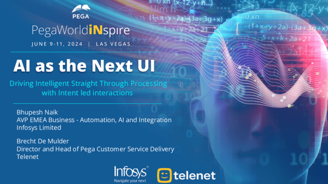 PegaWorld iNspire 2024: AI as the Next UI – Driving Intelligent Straight Through Processing with ...